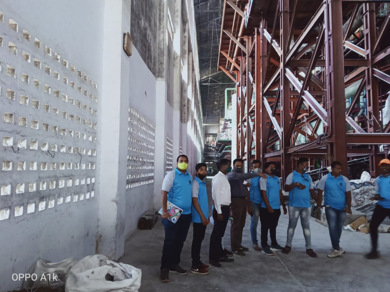 Industrial Safety Visit to Sahyadri Sugar Factory Karad